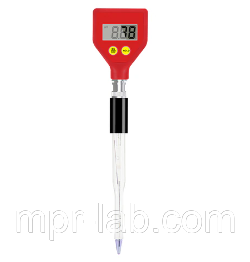 PH-метр для пищевой, агро и косметологии PH-98108 с острым стеклянным ...
