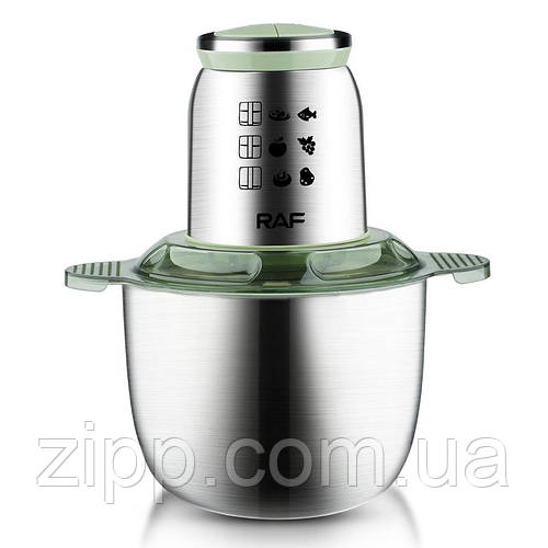 Измельчитель-блендер RAF R.7002 для кухни с металлической чашей 3л 800W ...