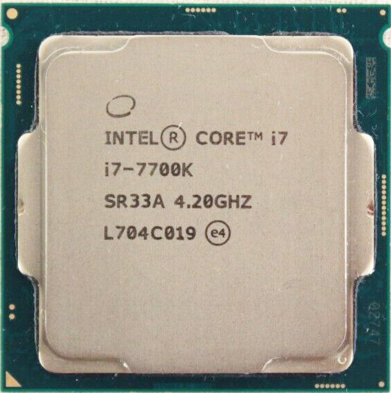 Процесор Intel Core i7-7700K LGA1151 SR33A 4.20-4.50GHz Kaby Lake бв (ID#1914733277), ціна: 4899 ...