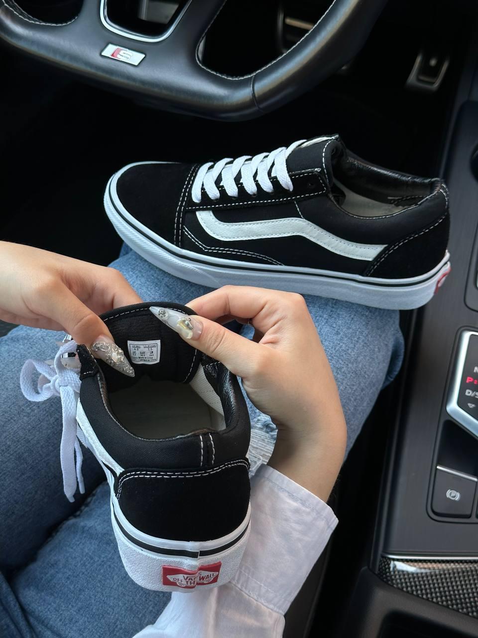 Ы Черно-белые Кеды Old Skool Текстиль Женские Унисекс — в Категории ...