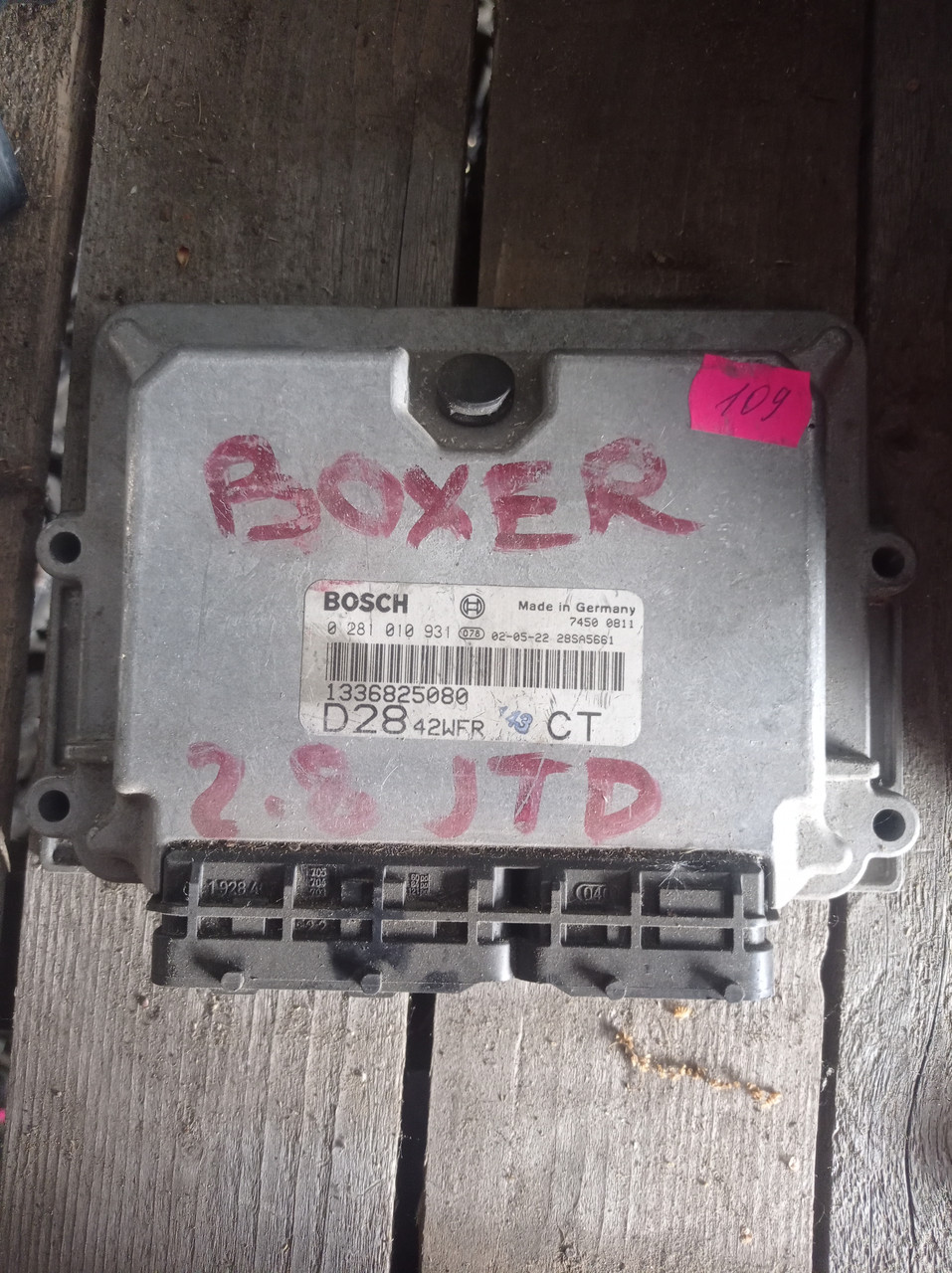 Купить Блок управления двигателем Peugeot Boxer 2.8 jtd, цена 3300 ...