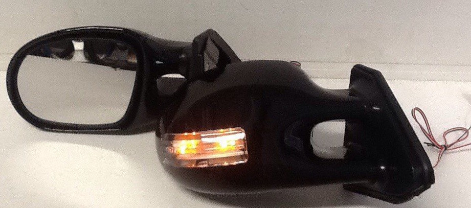 Бічні дзеркала зовнішні заднього виду на ВАЗ 2101, 2102, 2103, 2106 ЗБ-3252C Black/LED з ...