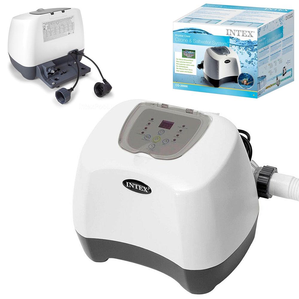 Купити Intex 26666 Хлоргенератор- озонатор (11 г/год. Хлор, озон 150 мг/год), з таймером для ...