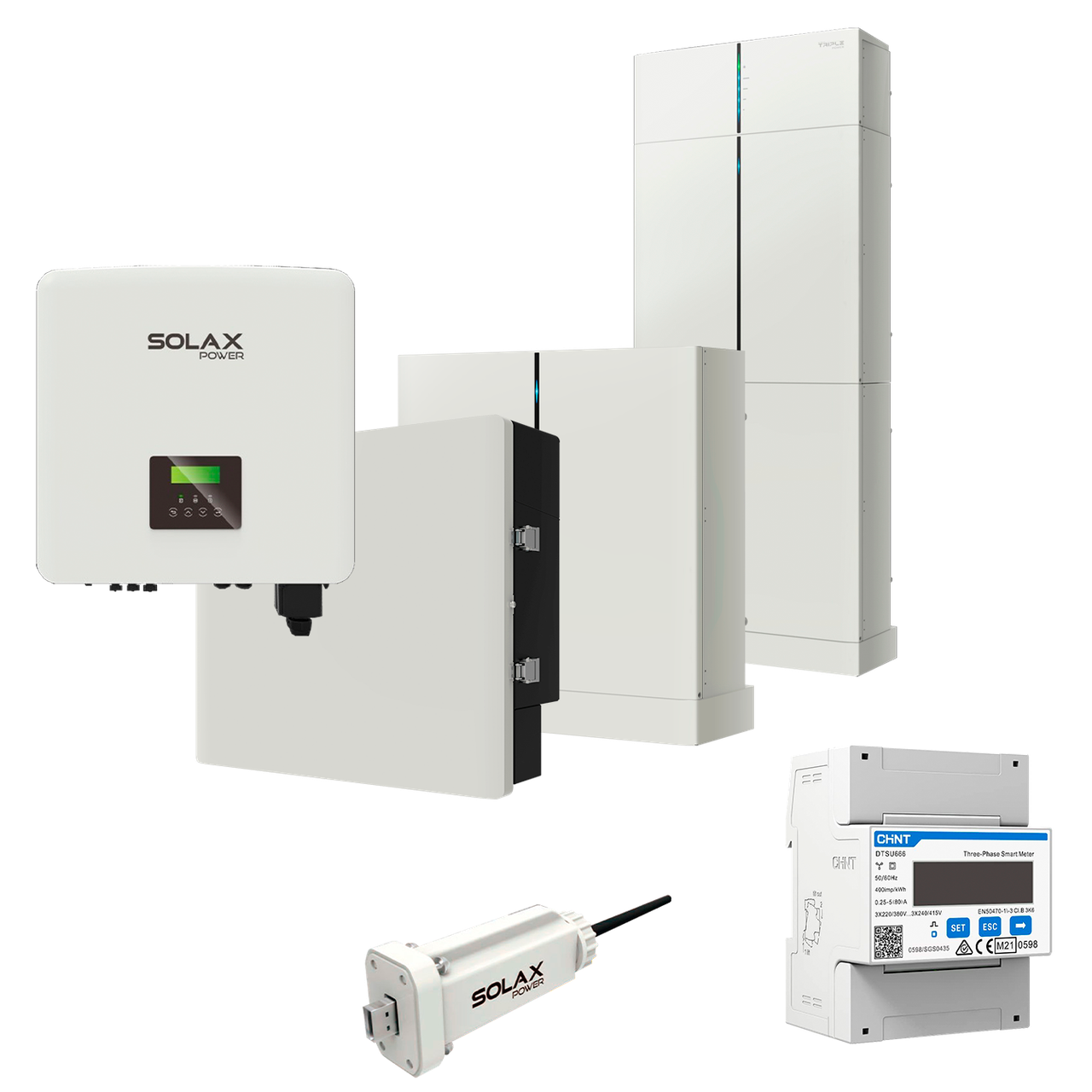 Купить Комплект Solax 5.3: Трифазний гібридний інвертор на 12 кВт, з ...