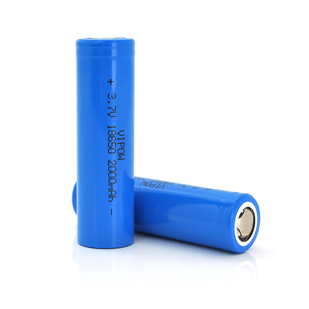 Купить Аккумулятор 18650 Li-Ion Vipow ICR18650 FlatTop, 2000mAh, 3.7V ...