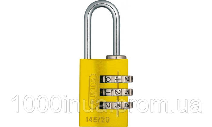 Купить Замок навісний ABUS 145 20 Combination Lock Yellow 478475 TS ...