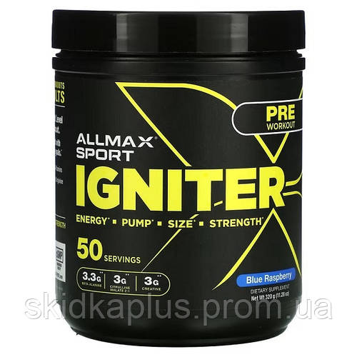 Купити Комплекс до тренування AllMax Nutrition Igniter Pre-Workout 320 ...