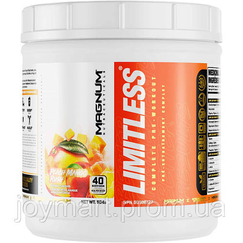 Комплекс до тренировки Magnum Nutraceuticals Limitless 504 g 20 ...