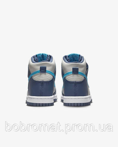 Купить Кроссовки женские Nike Dunk High Gs Grey Blue DB2179-006 40 ...