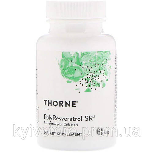 Купить Ресвератрол, птеростильбен, куркумин PolyResveratrol-SR Thorne ...