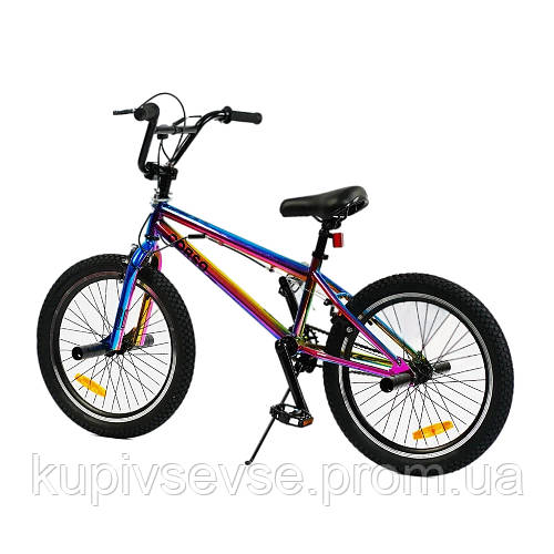 Купить Велосипед детский трюковый Corso 20 BMX-1055 односкоростной пеги ...