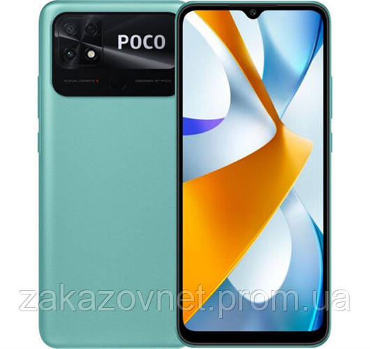Купить Смартфон Xiaomi Poco C40 3 32GB Dual Sim Coral Green EU ZK, код ...