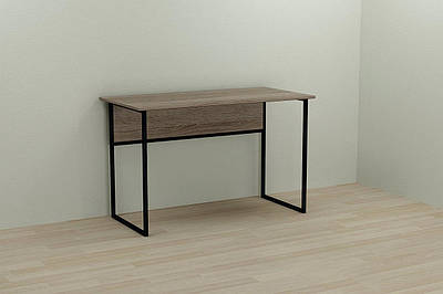 Компьютерный стол Ferrum-decor Гарри 75x140x60 черный ДСП Дуб Сонома ...