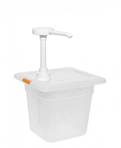 Диспенсер для соуса с помпой 2л Диспенсер для горчицы Банка для горчицы ...