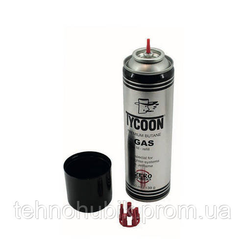 Купить Газ для заправки зажигалок Tycoon Premium Butane 250 мл 190000 ...