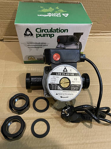 Насос циркуляційний DELTA LDB 25-4/180 з гайками (ID#1918940076), ціна: 999 ₴, купити на Prom.ua