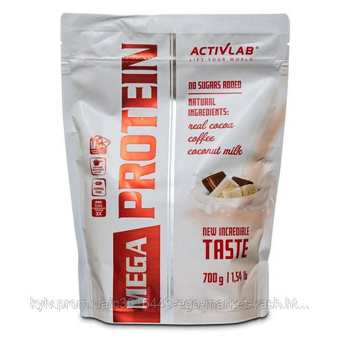Купить Протеин Activlab Mega Protein 700 g 21 servings Chocolate Banana EM, код: 7716328, цена ...