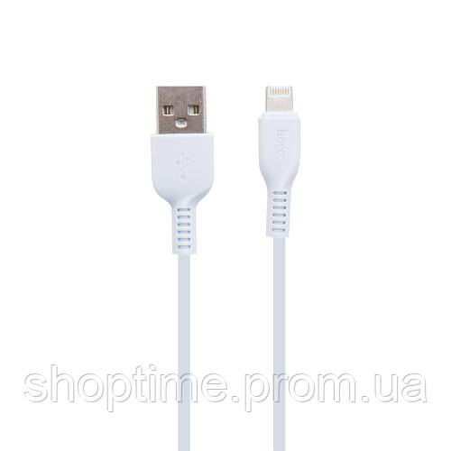 Купить Кабель Hoco X20 Flash charging cable USB - Lightning 2 m White ...