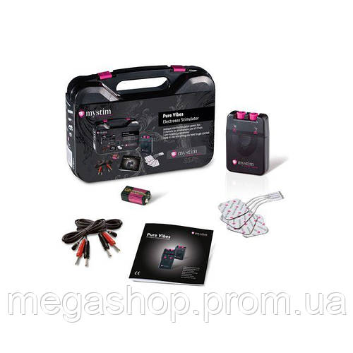 Електростимулятор Mystim Pure Vibes, 2 канали, 3 програми, механічні ...