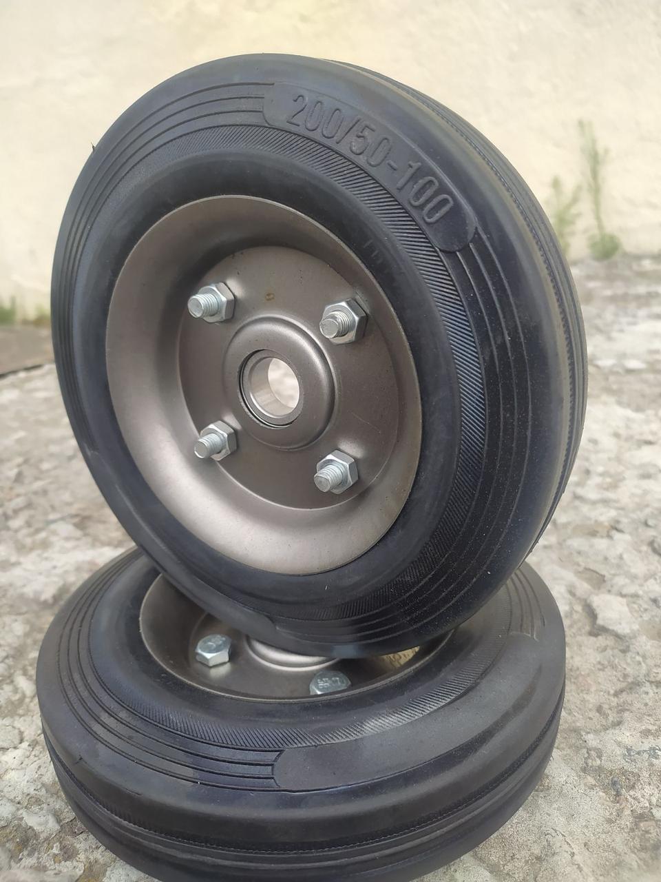 Купить Колесо промышленное 200 мм на шариковом подшипнике в "Интернет ...