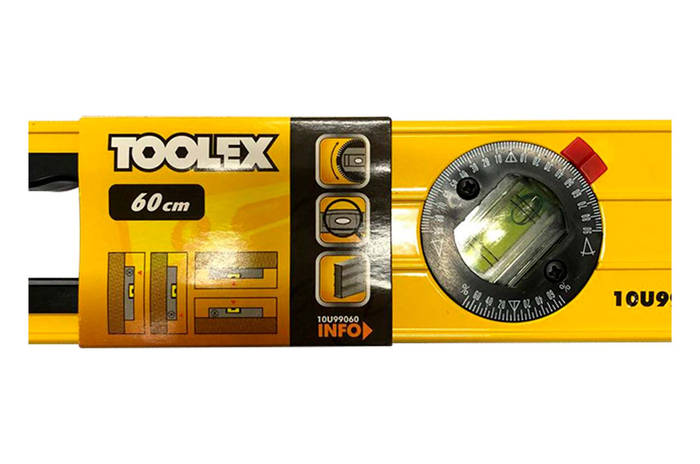 Купить Уровень Toolex - 600мм с поворотной капсулой 1 шт., цена 181 ₴ — Prom.ua (ID#1919284620)