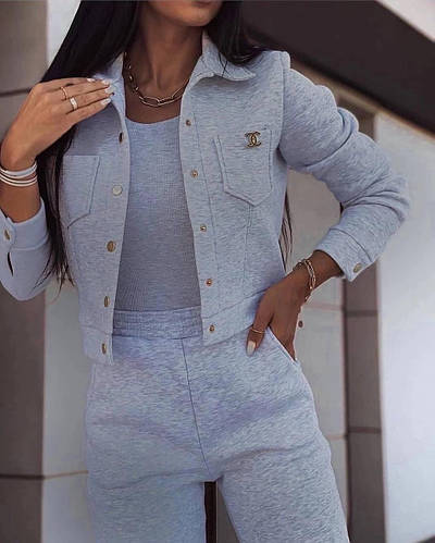 Купити Спортивний костюм жіночий тринитка на флісі 42-44,46-48,50-52 (3 ...