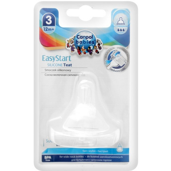 Соска для детей Canpol babies Easy Start молочная силиконовая №21/722 от 12 месяцев (ID ...