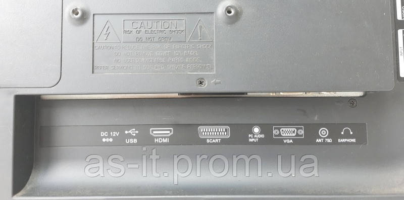 Купити БУ Монітор (телевізор) 19" LED TN, Saturn LED 19A, 1366x768, 16:9, VGA, HDMI, ціна 1000 ...