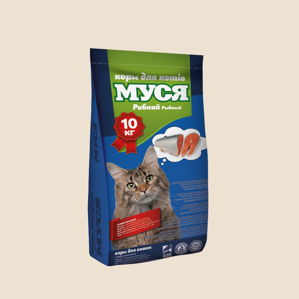 Корм для котів Муся Риба 10кг (ID#1920554471), цена: 470 ₴, купить на ...