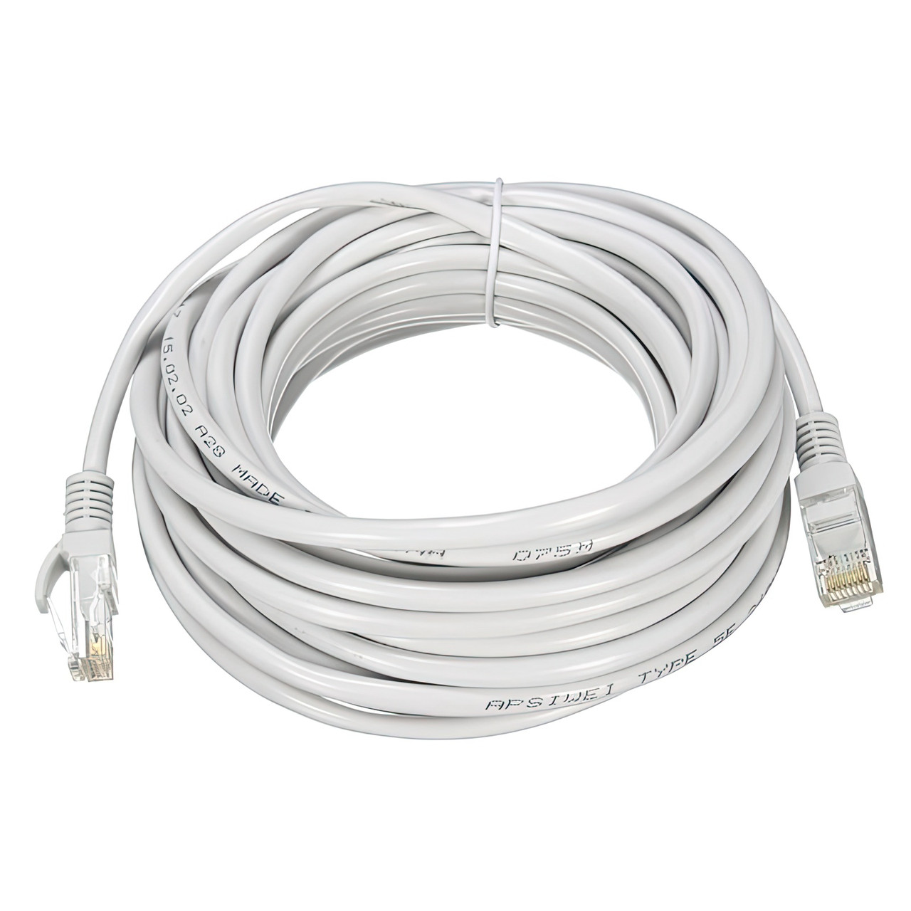 Купити Кабель Ethernet Lan Cat 5e Hx Білий дріт для роутера 20 м