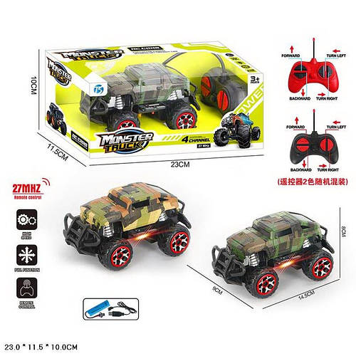 Игрушка машина на радиоуправлении джип 866-2B аккумулятор, микс 2 цвета ...