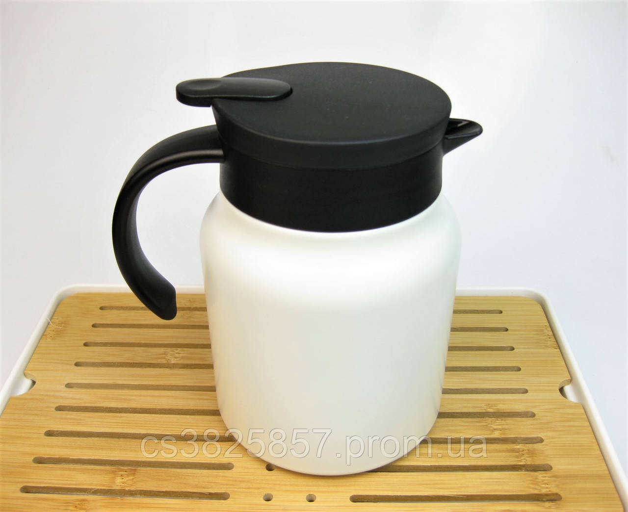 Термос-кувшин для заваривания чая колба 316L Белый 1000мл (ID ...