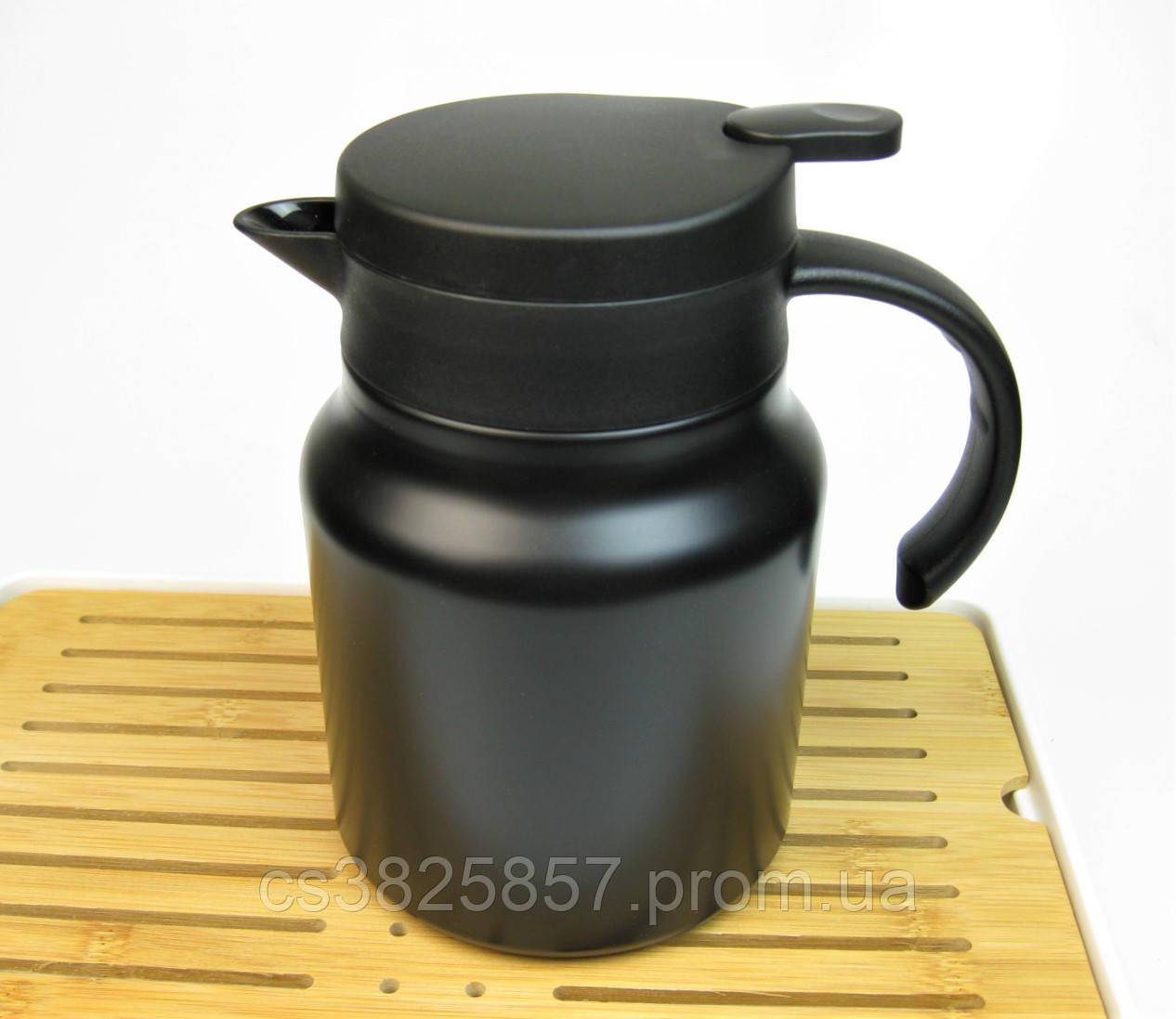 Термос-кувшин для заваривания чая колба 316L Черный 1000мл (ID ...