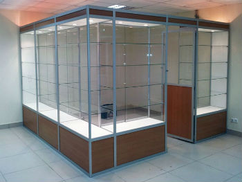 Витрины для магазина, витрины стеклянные, шкаф витрина, витрина купить ...