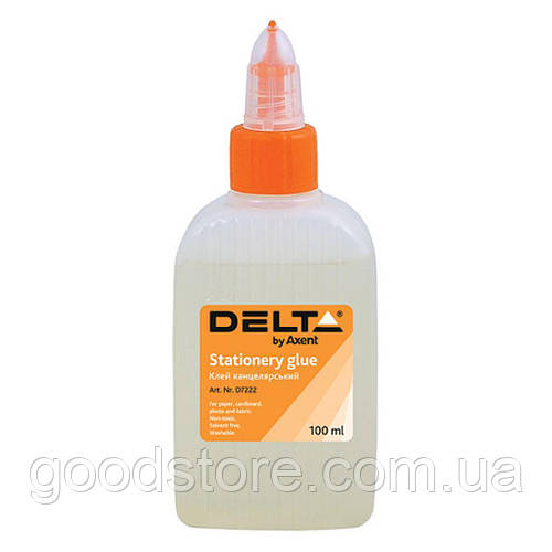 Купить Клей Delta by Axent Stationery glue, polymer, 100 мл, cap dispenser (D7222), цена 37 ...