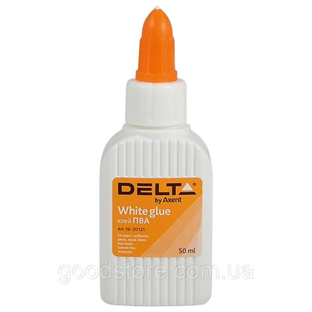 Купить Клей Delta by Axent White glue, PVA, 50 мл, cap dispenser (D7121), цена 26 ₴ — Prom.ua ...