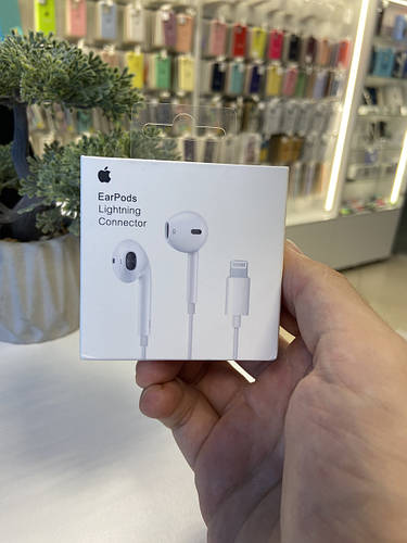 Купить Apple lightning наушники оригинальные аирподсы, Проводные ...