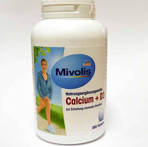 Mivolis Calcium D3 Вітаміни Миволис Кальцій в капсулах 300 шт Німеччина ...