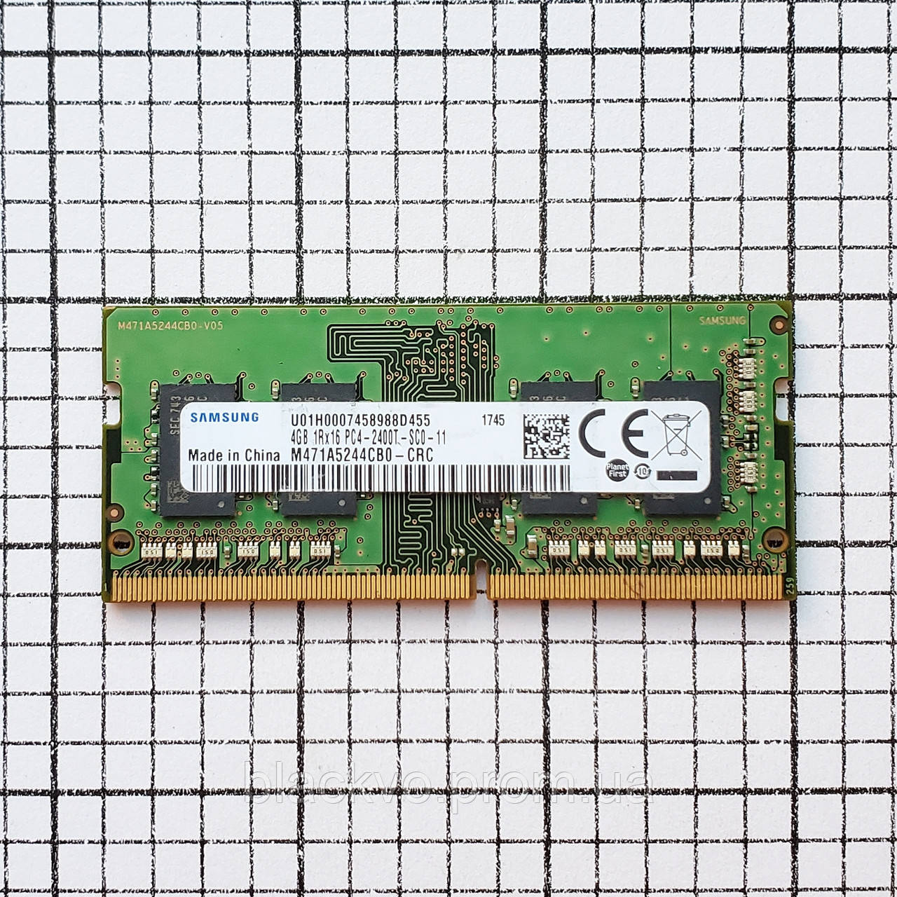 Оперативная память Samsung 4gb 1rx16 Pc4 2400t Ddr4 для ноутбука Б У