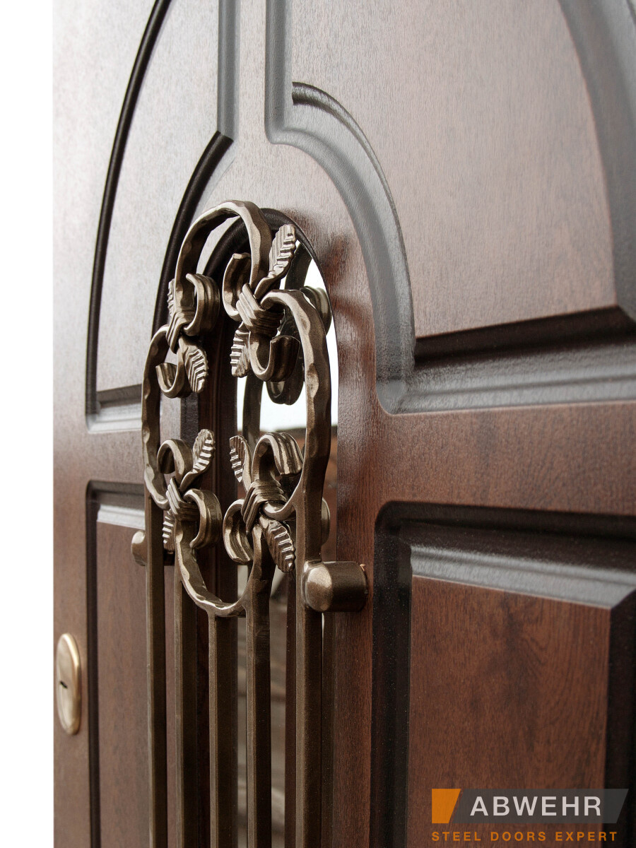 Вхідні двері зі склом модель Zariela Glass (вулична плівка на 2 сторони ...