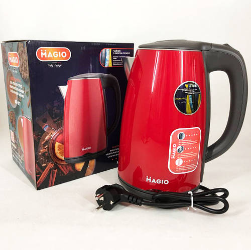 Электрочайник Magio MG-977, 1.7л, хороший электрический чайник, стильный электрический чайник ...