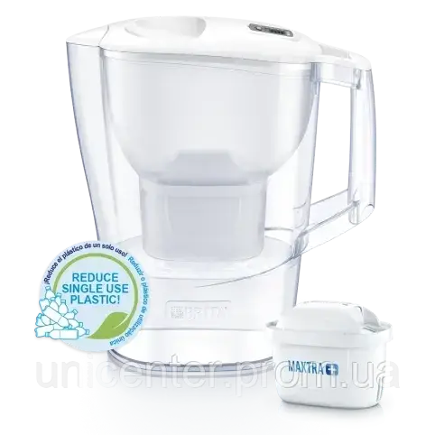 Купити Фільтр-глечик Brita Aluna Memo 2.4 л білий + 3 картриджі UC, код ...