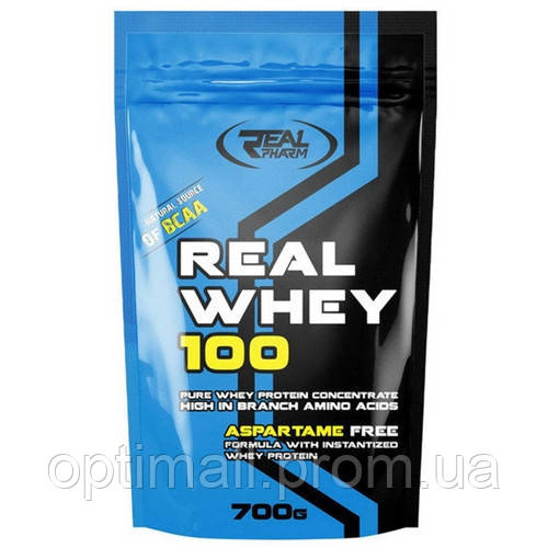Купить Протеин Real Pharm Real Whey 100 700 g 23 servings Banana OP ...