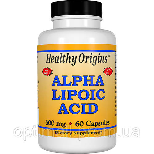 Купить Альфа Липоевая Кислота 600мг Healthy Origins 60 капсул OP, код ...