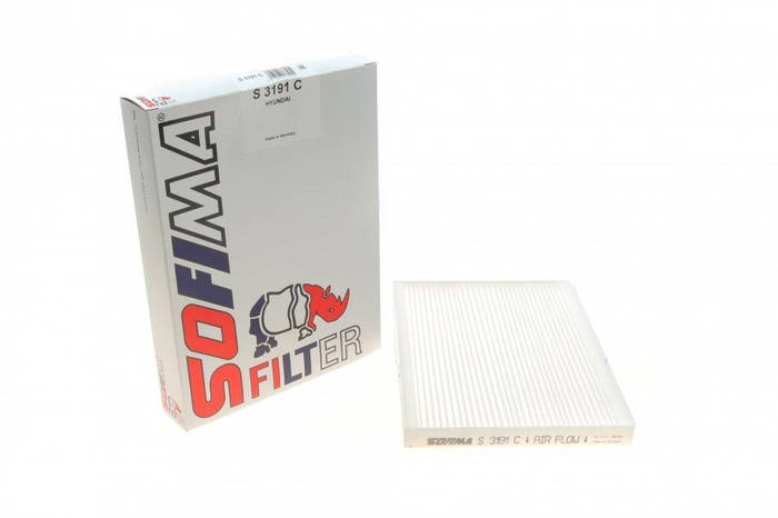 Купить Фильтр салона SOFIMA S 3191 C KIA Sportage; Hyundai Tucson, IX35 087902E250A, 971332E260 ...