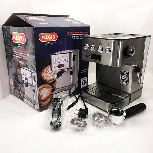 Купити Кавоварка рожкова еспресо/капучино Magio MG-452 MH-579 850 Вт, ціна 5199 ₴ - Prom.ua (ID ...