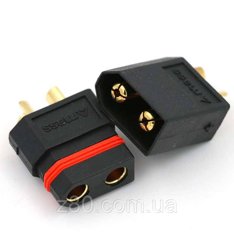 Купить Силовой разъем XT60W (папа+мама) влагозащищенный, цена 48 ...