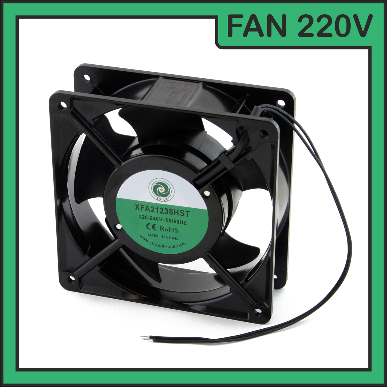 Вентилятор - кулер 220В, 120x120x38, FAN AC 220V (аналог SUNON ...