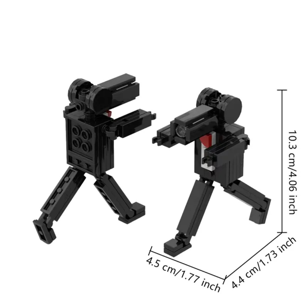 Купить Скибиди туалет Лего персонажи, Skibidi Toilet lego, КОЛОНКА МЕН ...