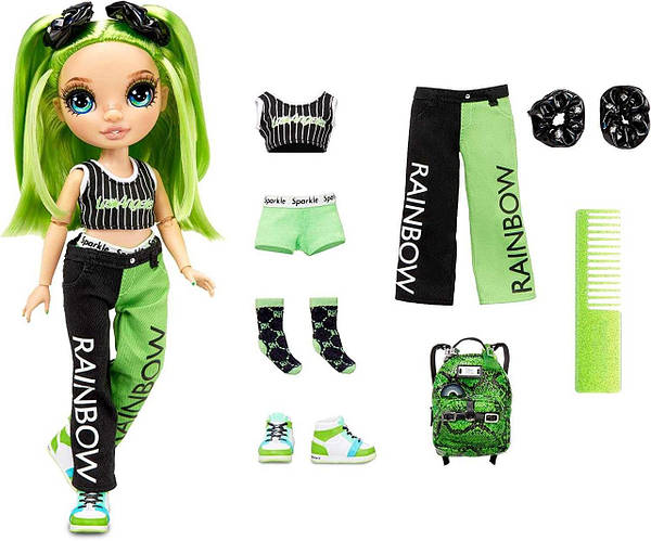 Купить Rainbow High Jr High Jade Hunter - 9-inc рейнбоу хай, цена 1843 ...